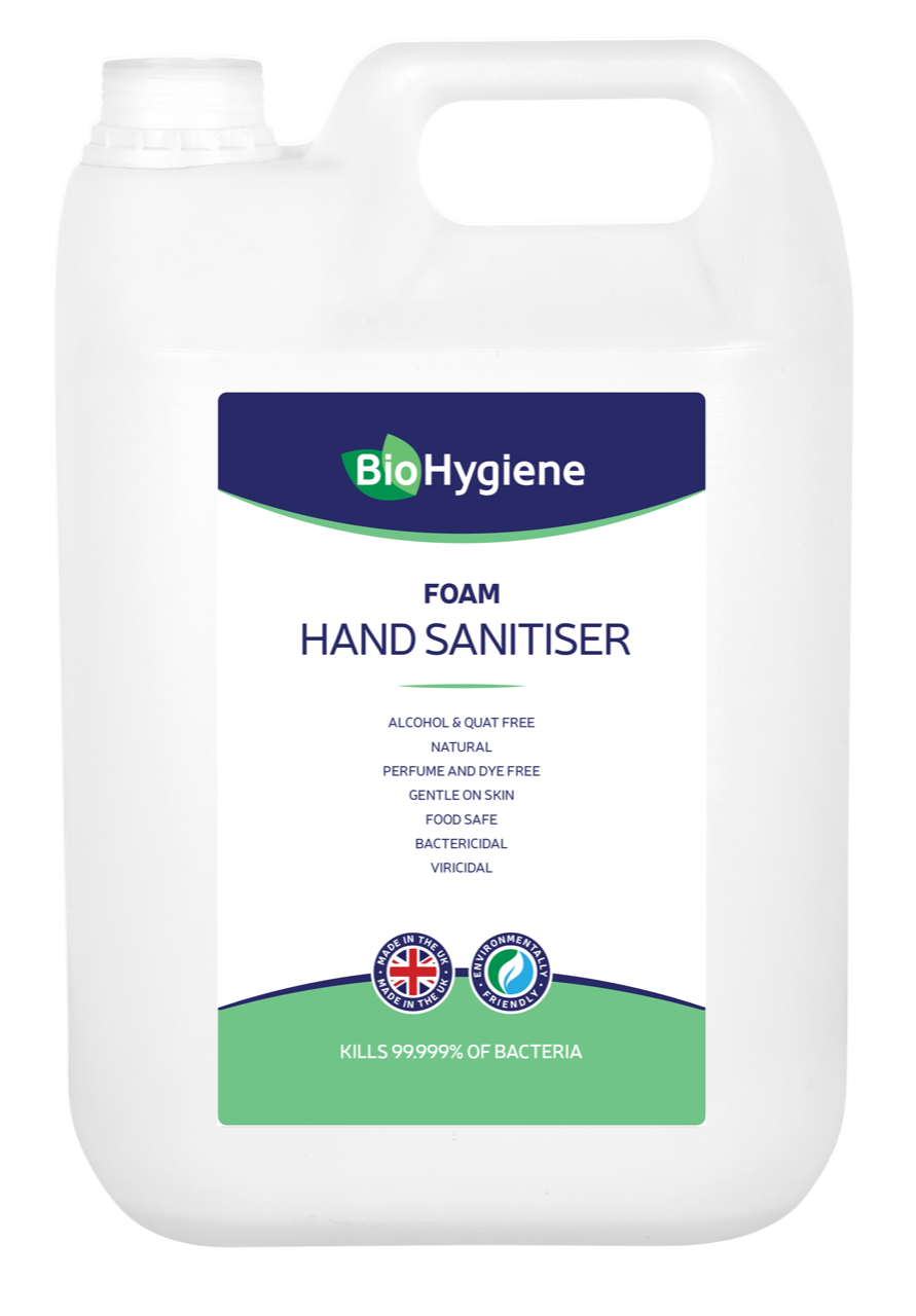 Bio Hygiene Foam Hand Sanitiser 5l – Agralan Distribution